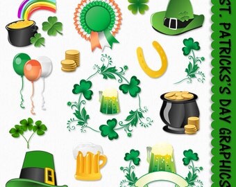 Pot of gold clipart | Etsy