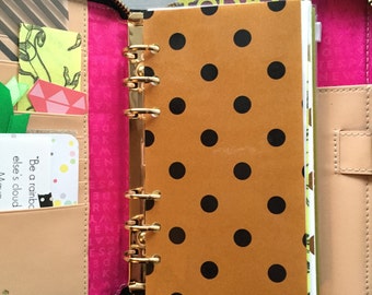 Polka dot planner | Etsy