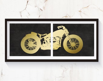 Popular items for print motorcycle on Etsy