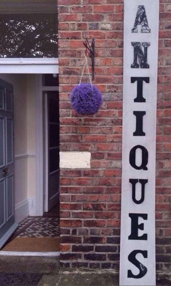 Vintage 1950s mid century antiques shop sign – Haute Juice