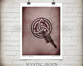 Items similar to YOUR INTITIAL and Mister Crow - Print in Natural - You ...