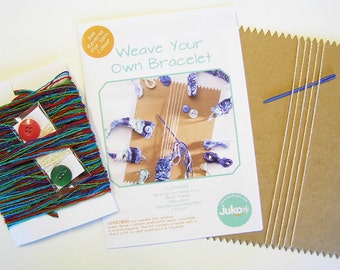 Card and Stick Weaving kits by Jukodesigns on Etsy
