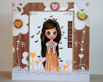 Items similar to Handmade Bliss card on Etsy