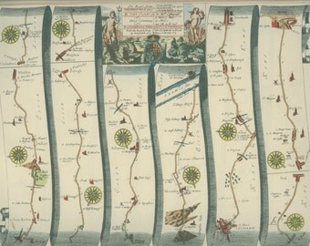 Vintage road maps | Etsy