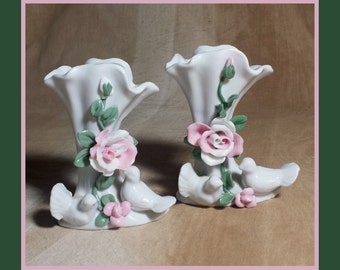 Unique white ceramic vase related items | Etsy