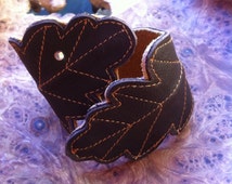 Popular items for leather leaves on Etsy