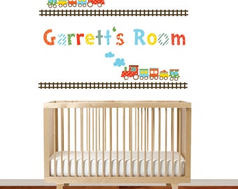 Train track decals | Etsy