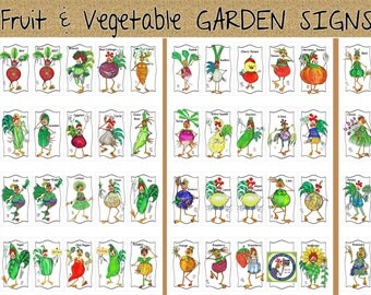 Vegetable fruit sign | Etsy