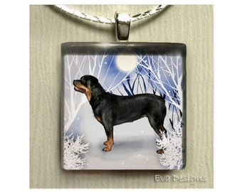 Rottweiler pendant | Etsy