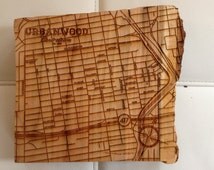 Popular items for wood map on Etsy