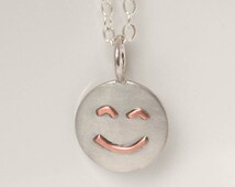 Unique emoji necklace related items | Etsy