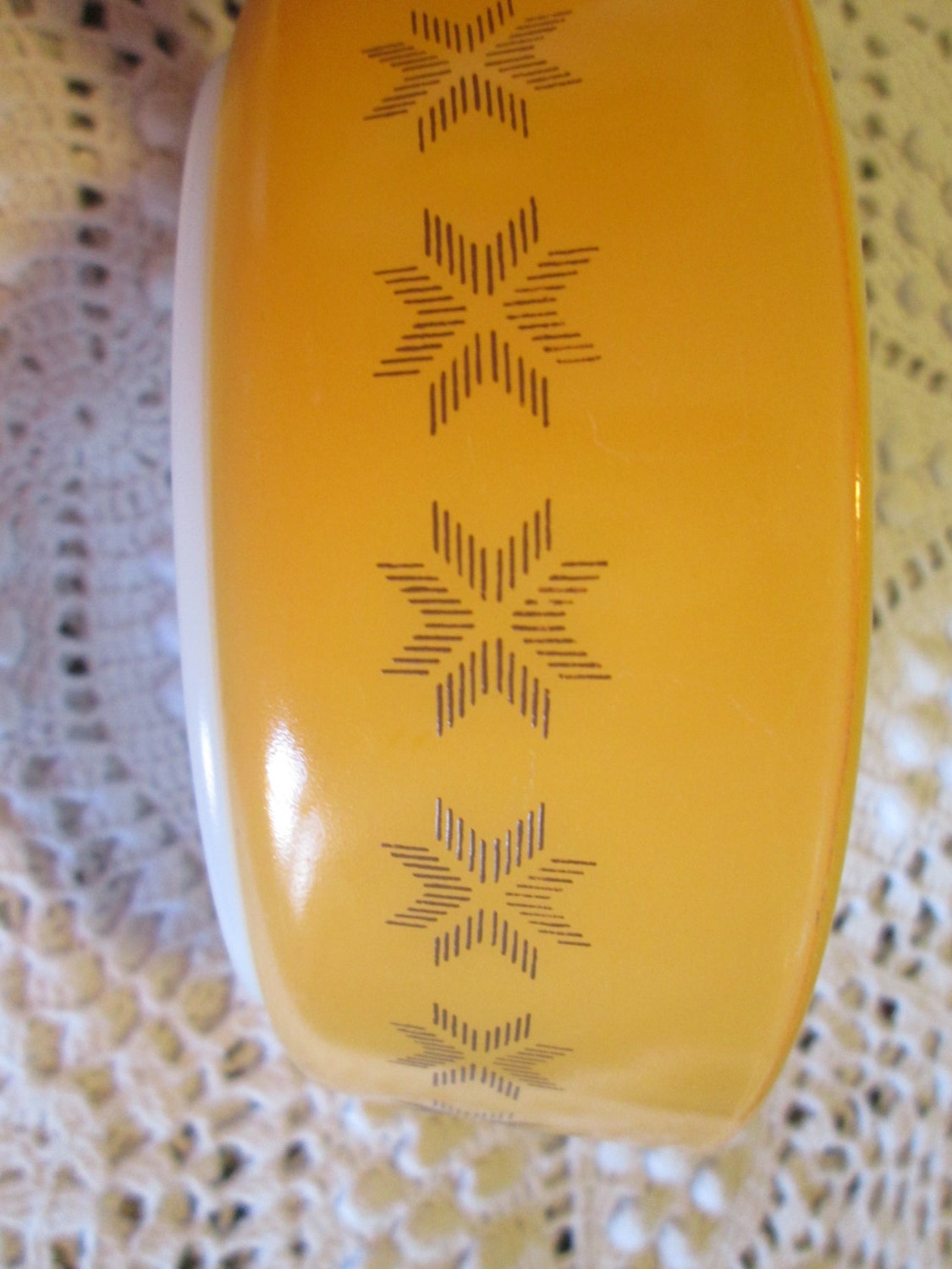 Pyrex Town and Country bowl 1 pt. vintage orange Pyrex bowl oven safe ...