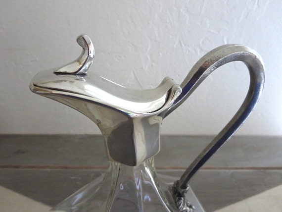 French Carafe Jean Goardere Handmade Pewter made in France