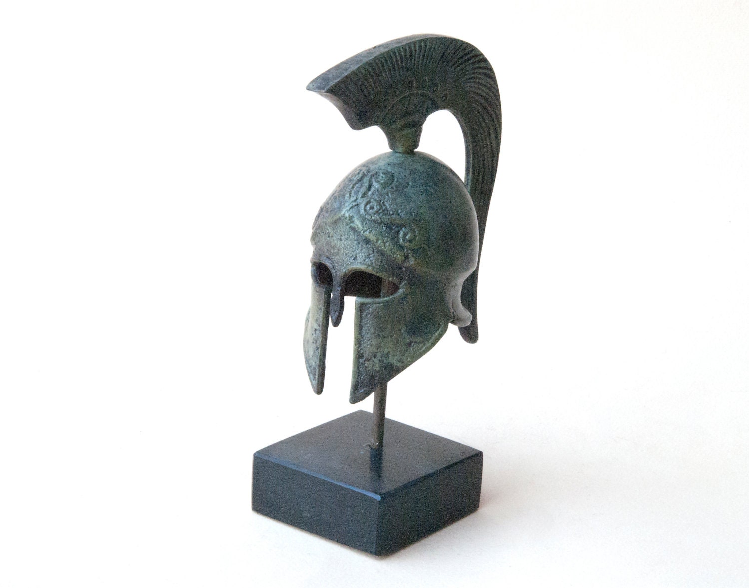 Ancient Greek Spartan War Bronze Metal Helmet