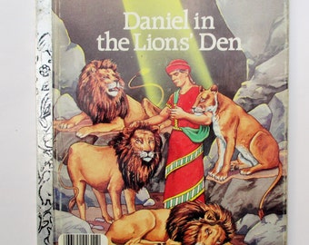 Popular items for daniel and the lion on Etsy