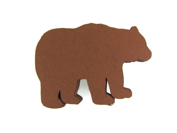 Bear Paper Cut Outs set of 25