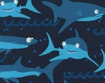 Popular items for shark fabric on Etsy