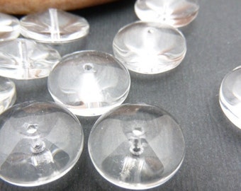 Round glass discs | Etsy