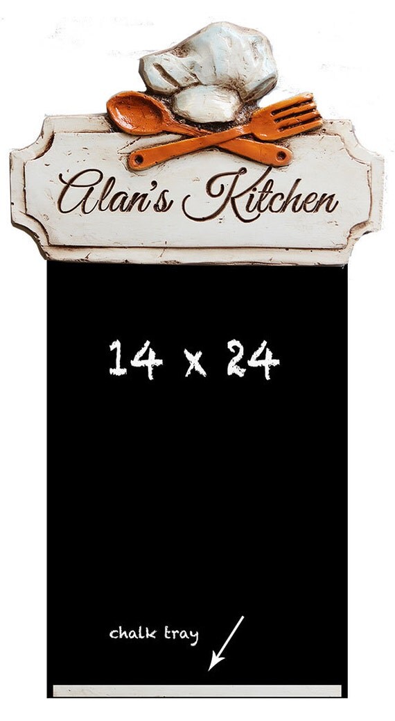 Custom Chefs Kitchen Chalkboard