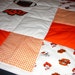OU/OSU House Divided Baby Quilt