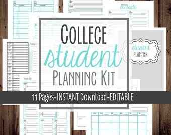 Popular items for student planner on Etsy
