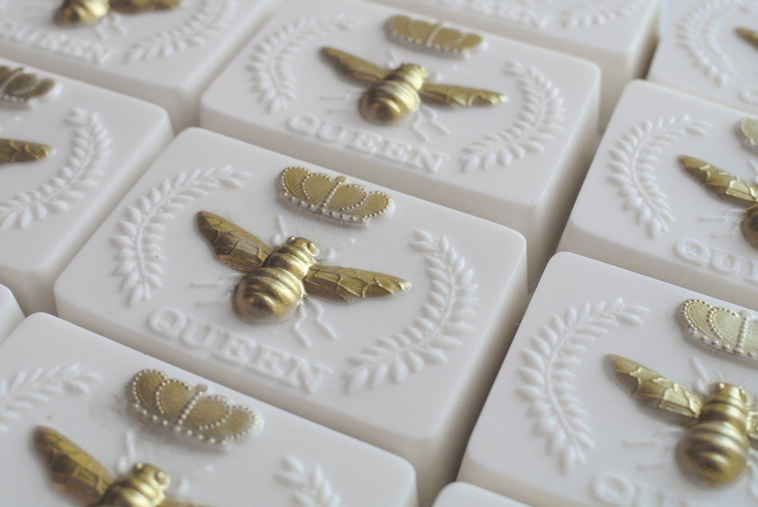 5 Queen Bee Soap / Honey Bee Soap made using Honey