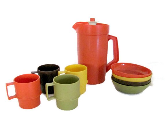 Vintage Child's Tea Set 1970's Tupperware Child's