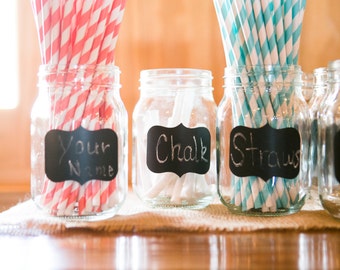 Unique chalkboard mason jar related items | Etsy