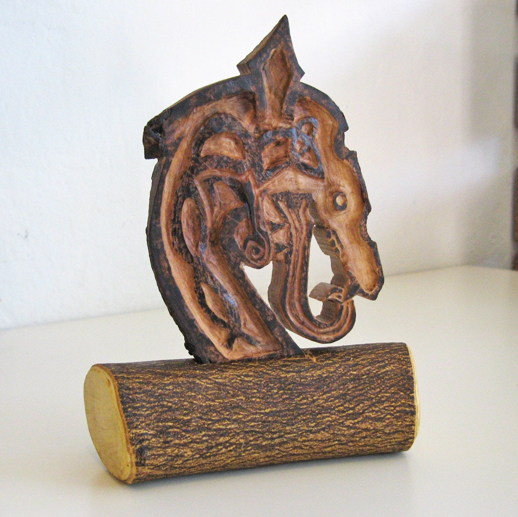 Norse Dragon Carving