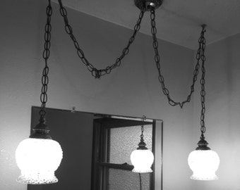Popular items for swag light fixture on Etsy