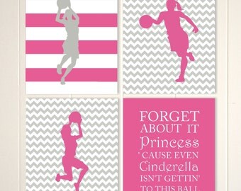 Basketball girls art custom girls art girls sports art
