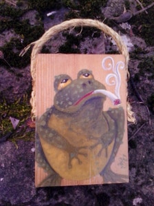 Popular items for frog painting on Etsy