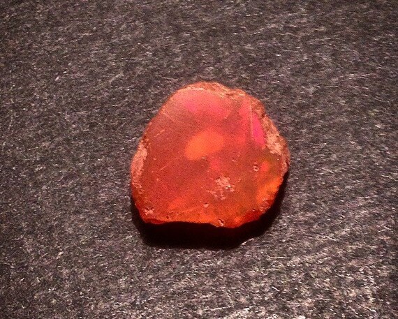 Mexican Fire Opal Orange Flame Natural Specimen by PhenomenalGems