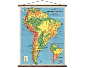 The World Pull Down Wall Map