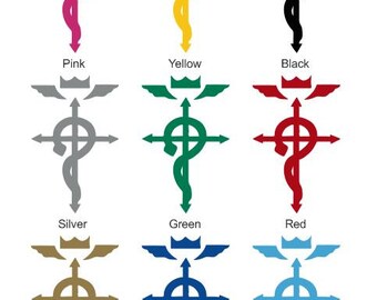 Fullmetal Alchemist FMA Flamel Anime Vinyl Decal Sticker