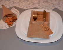 Popular items for silverware wraps on Etsy