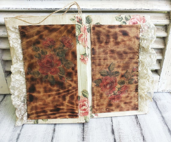 Rustic Book Photo Album Scrapbook Personalized Guest Book