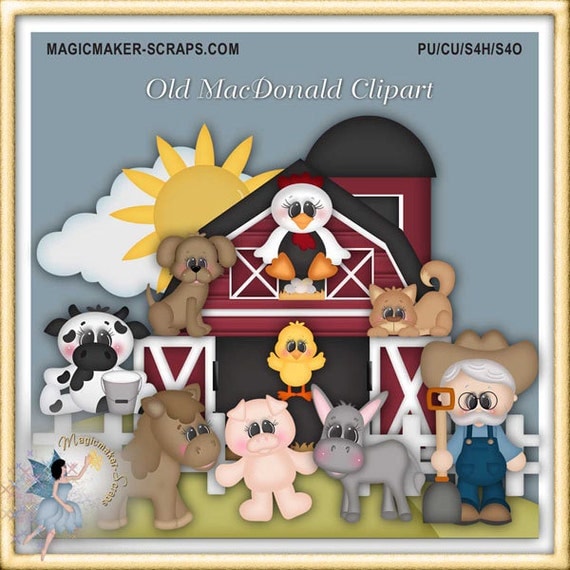 Old MacDonald Farm Clipart