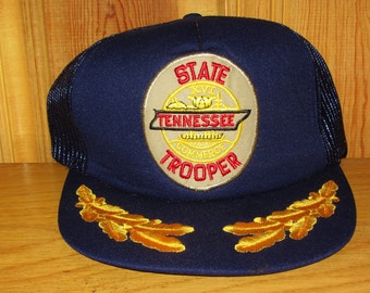 Tennessee State Trooper Original Vintage 80s Highway Patrol Police Navy ...