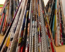 Unique folded magazine related items | Etsy