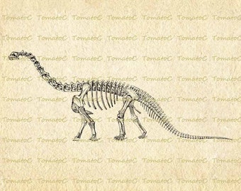 Brontosaurus stencil | Etsy