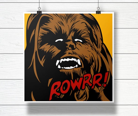Chewbacca Star Wars Vector Illustration
