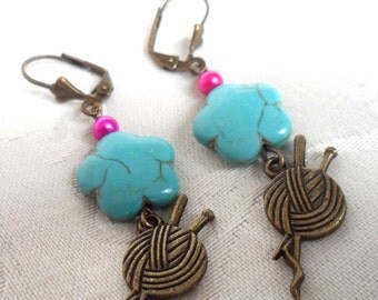 Popular items for wool earrings on Etsy