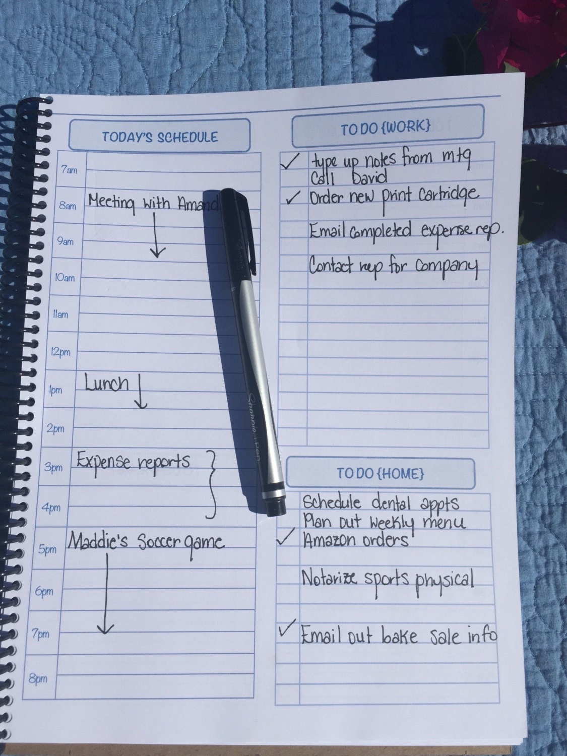 Daily To Do List Notebook