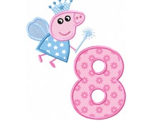 Popular items for applique peppa pig on Etsy