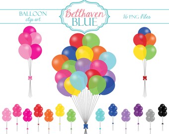 Birthday Balloons ClipArt Birthday Party Line Art