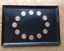 Popular items for couroc tray on Etsy