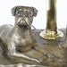 Boxer dog lamp statue tiffany shade limited edition ArtDog