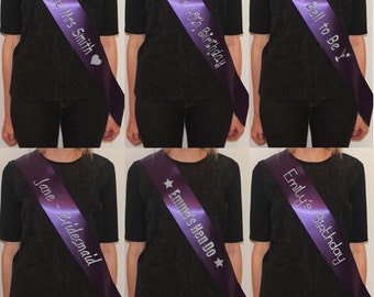 Popular items for hen party sash on Etsy