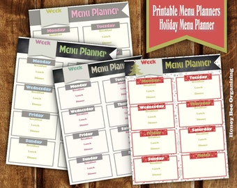 Popular items for weekly menu board on Etsy